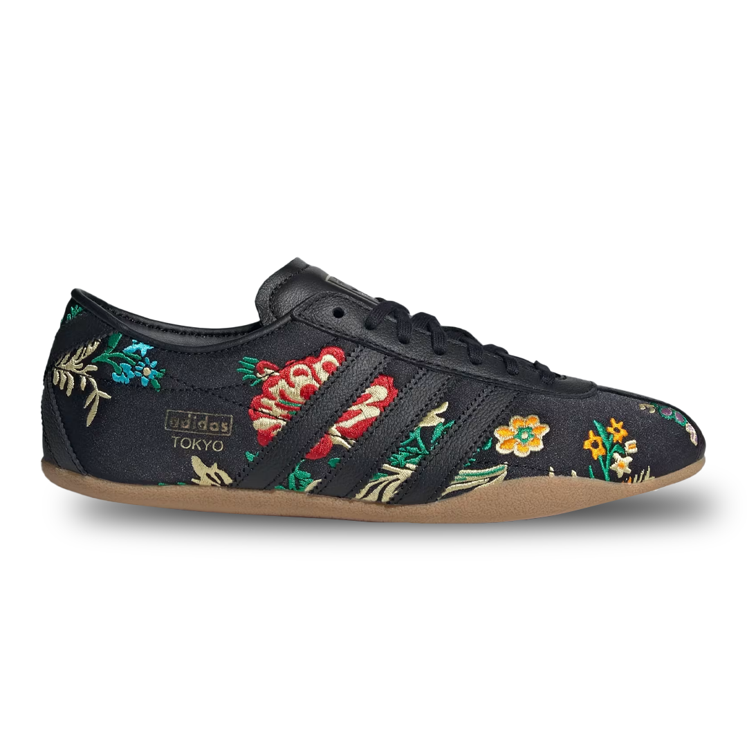 Adidas Tokyo 'Core Black Floral Embroidery' – Walkwithus